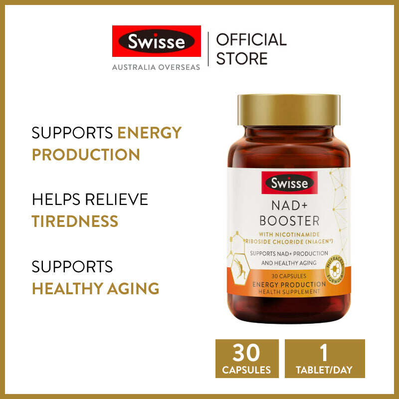 Swisse Nad Booster With Nicotinamide Riboside Chloride Nr Niagen 30