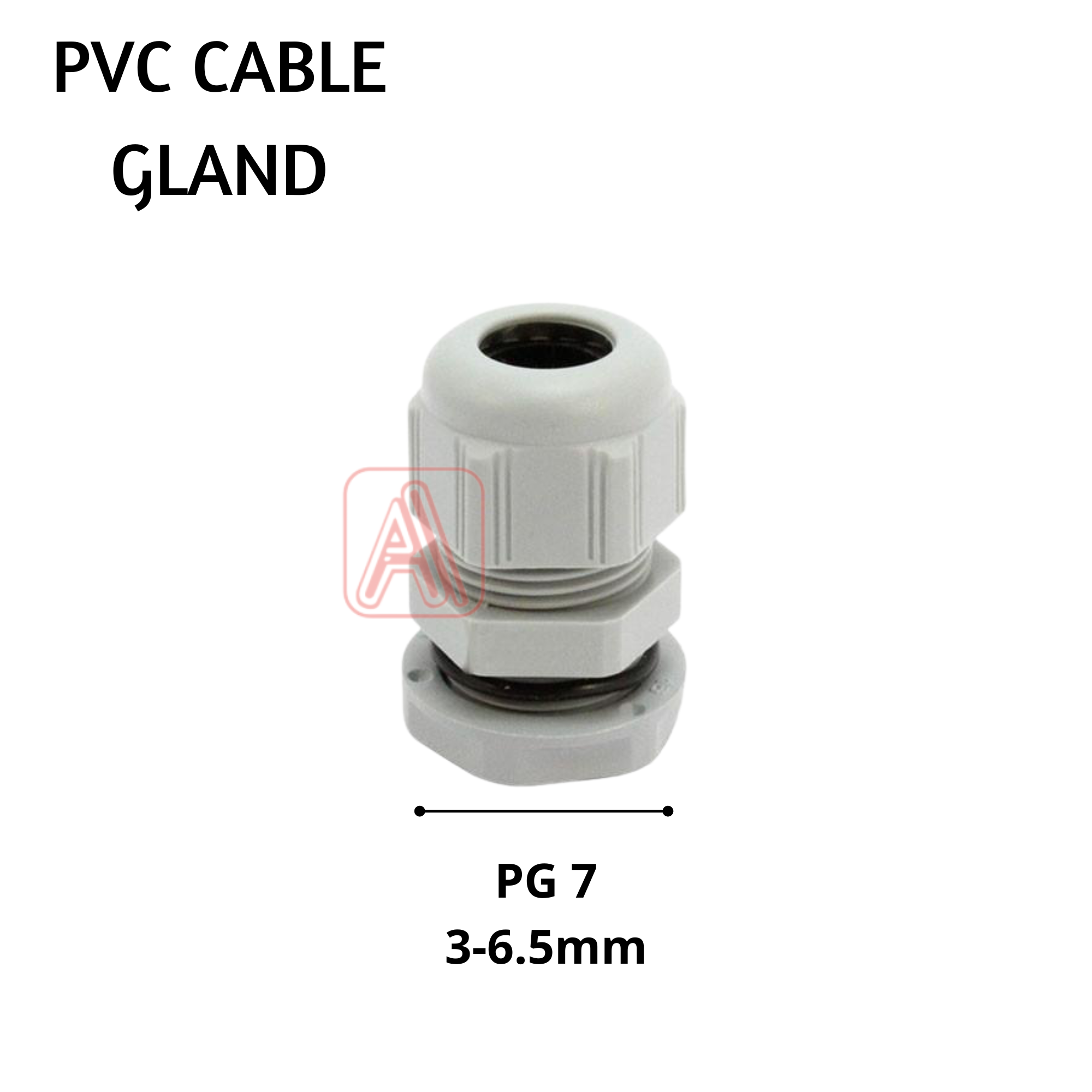 Nylon Pvc Cable Gland PG Gland Pvc Gland IP68 White PG7 PG9 PG11 PG13.5 ...