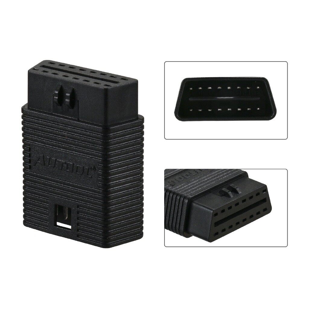 AUTOOL รถ OBD2 16Pin Connector อะแดปเตอร์ (สำหรับ OBD2 EOBD ELM327 ...