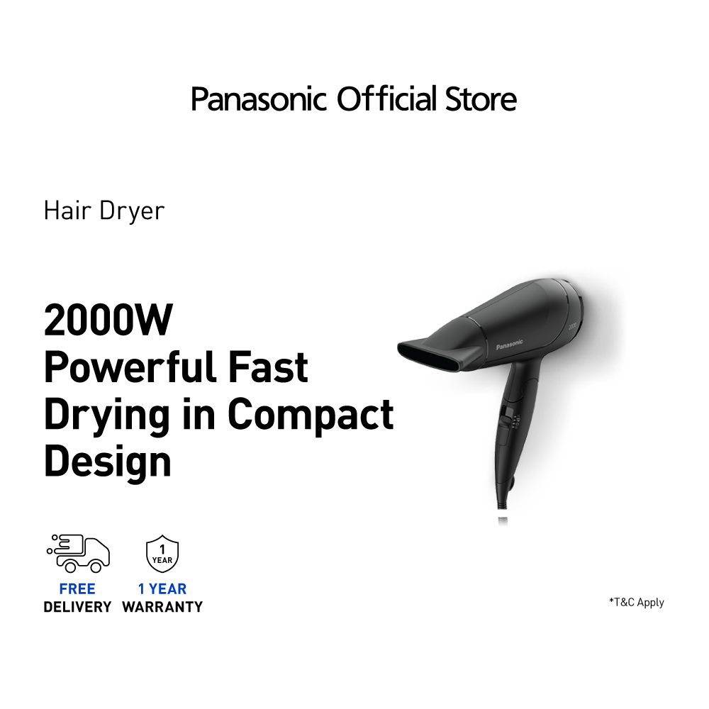 Panasonic EH-ND65 Hair Dryer Heat Protection Fast Drying (2000W) EH ...
