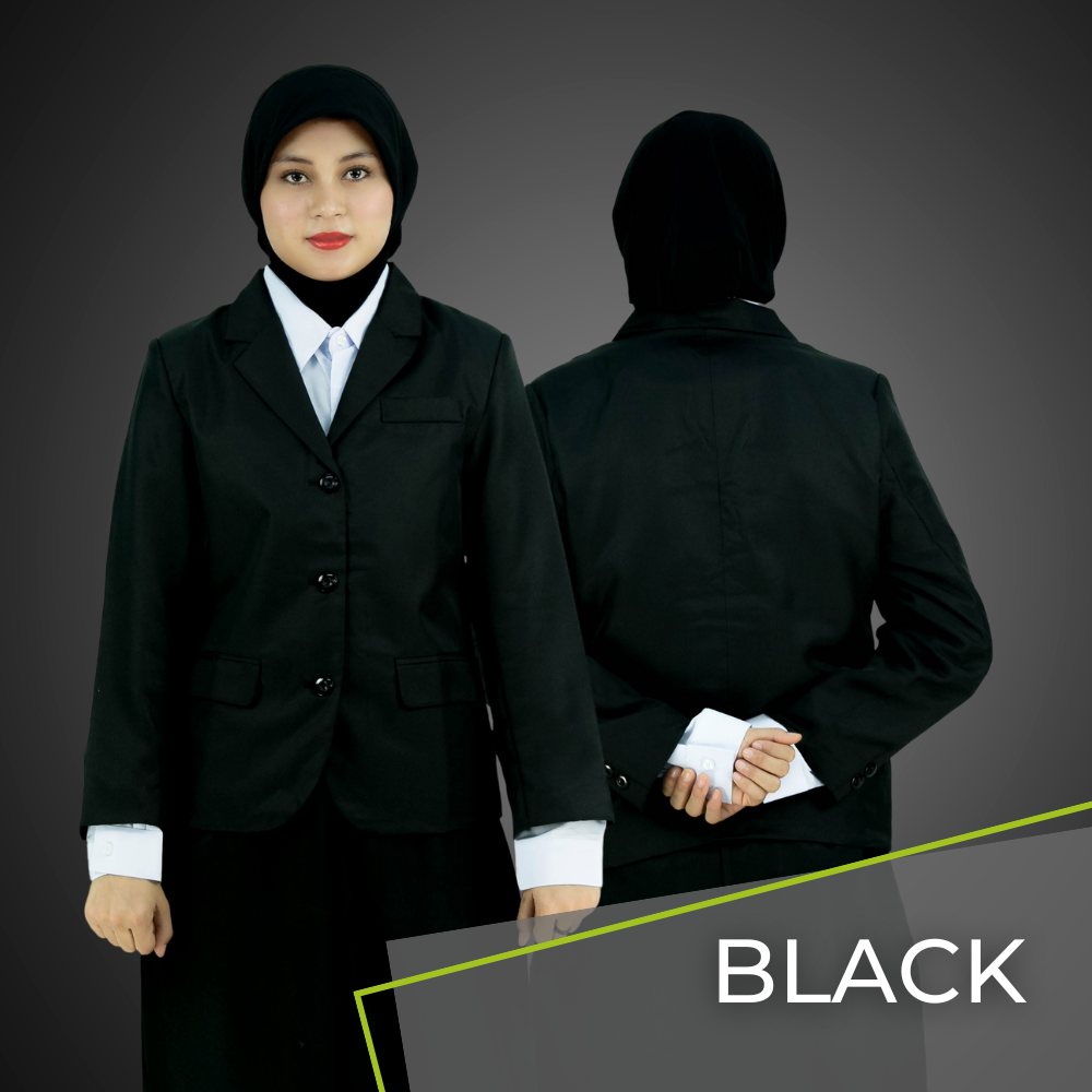 CY BC4 Plus Size Blazer Sekolah Rendah Menengah Long Sleeve / Blazer ...