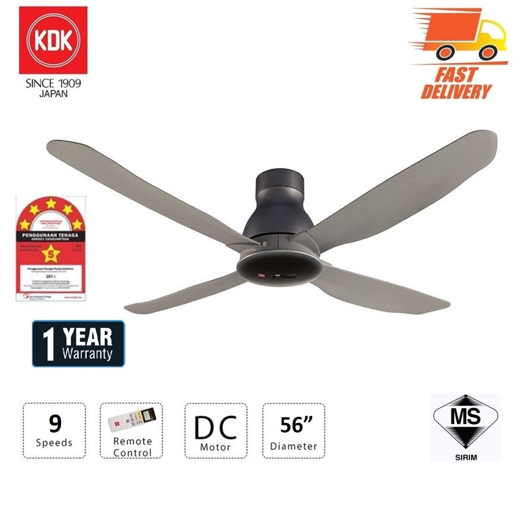 KDK 56" Ceiling Fan K14ZW | Lazada