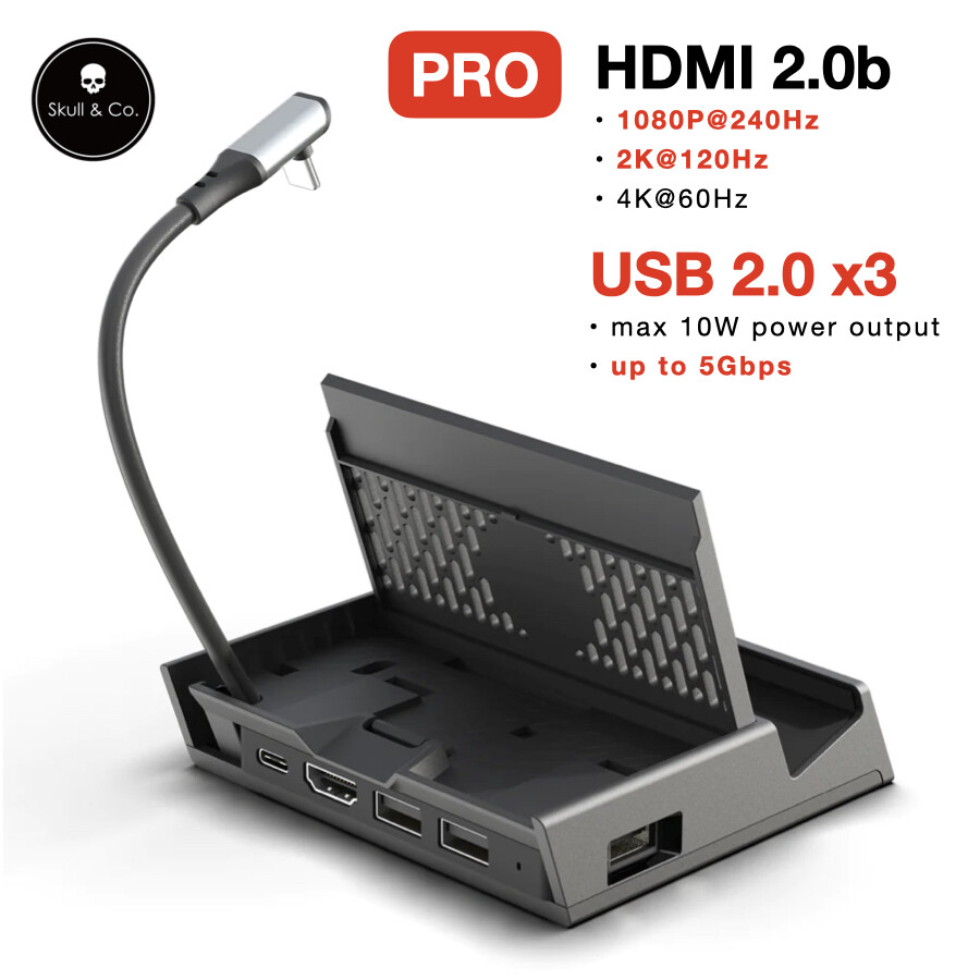 Skull & Co SteamDock: A versatile and compact dock for Steam Deck / ROG ...