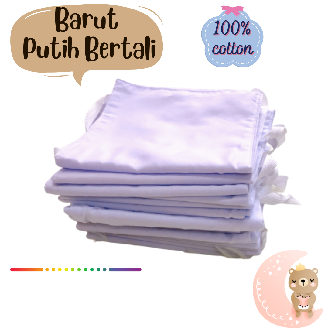 Barut Baby Putih Bertali Baby Binder | Lazada