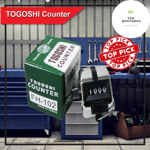 CSM TOGOSHI FH-102 RS-4 RS-5 Counter Mechanical Hand Tally Counter ...