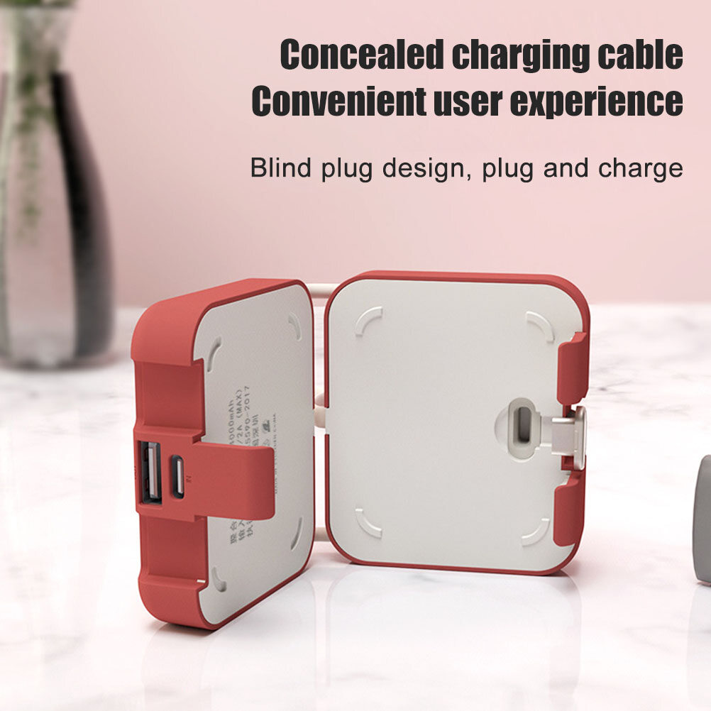 Creative Power Bank With Own สายกระเป๋าถือกลับคลิปแบบพกพาแบตเตอร์รี่นอก ...