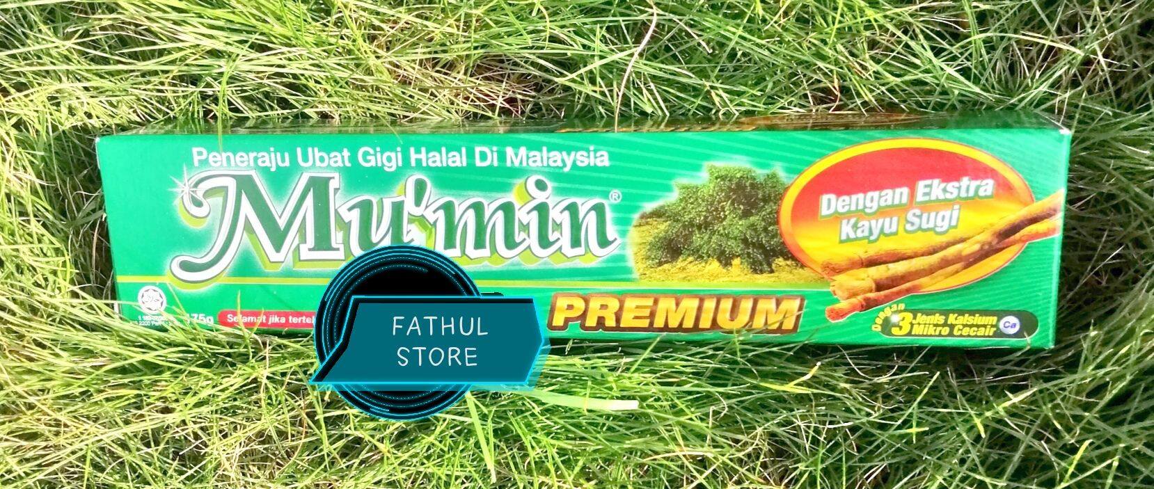 Mu'min Ubat Gigi Premium dengan Ekstra Kayu Sugi | Lazada