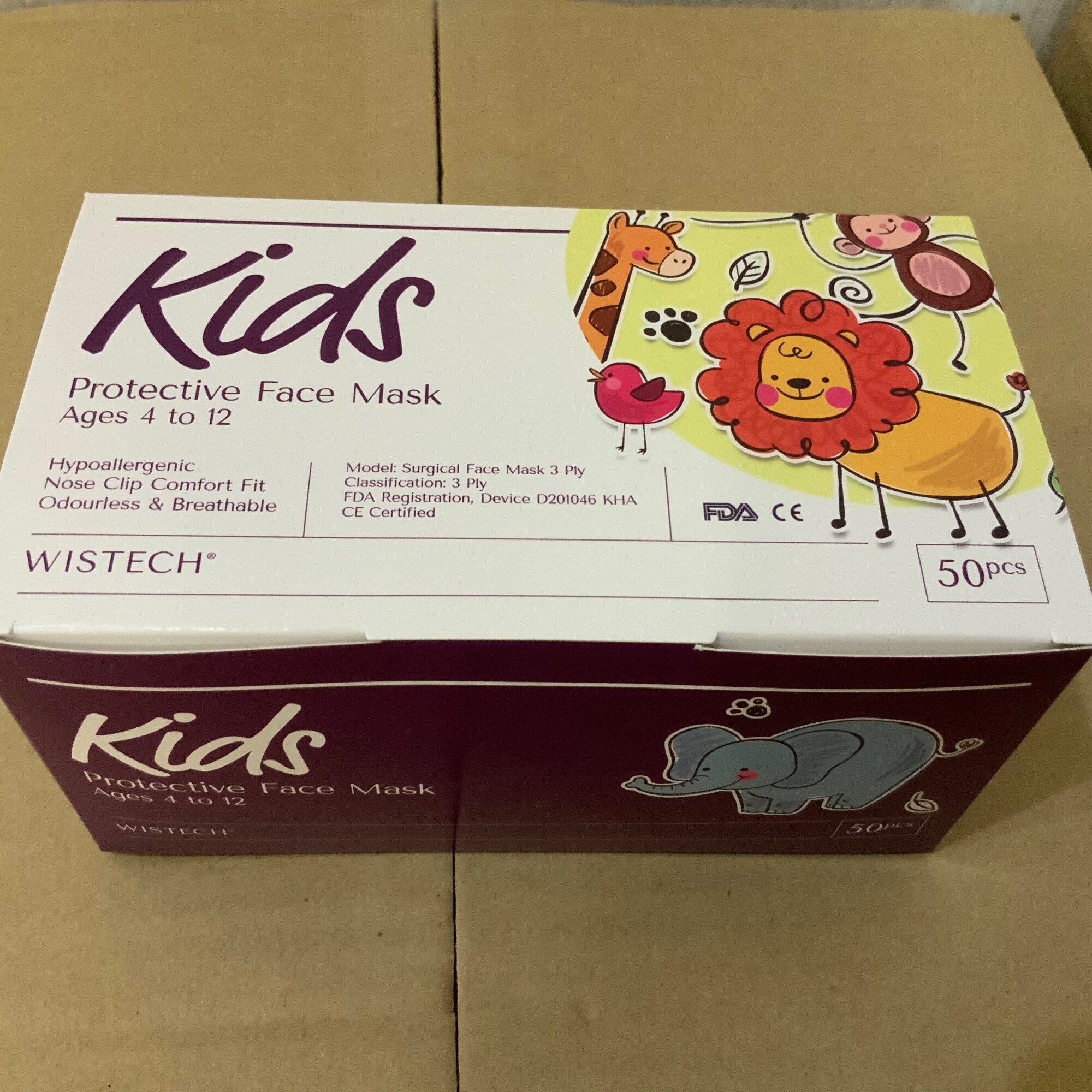 [Ready Stock!!!] Wistech UVMask Disposable face mask 3ply (50pcs) | Lazada