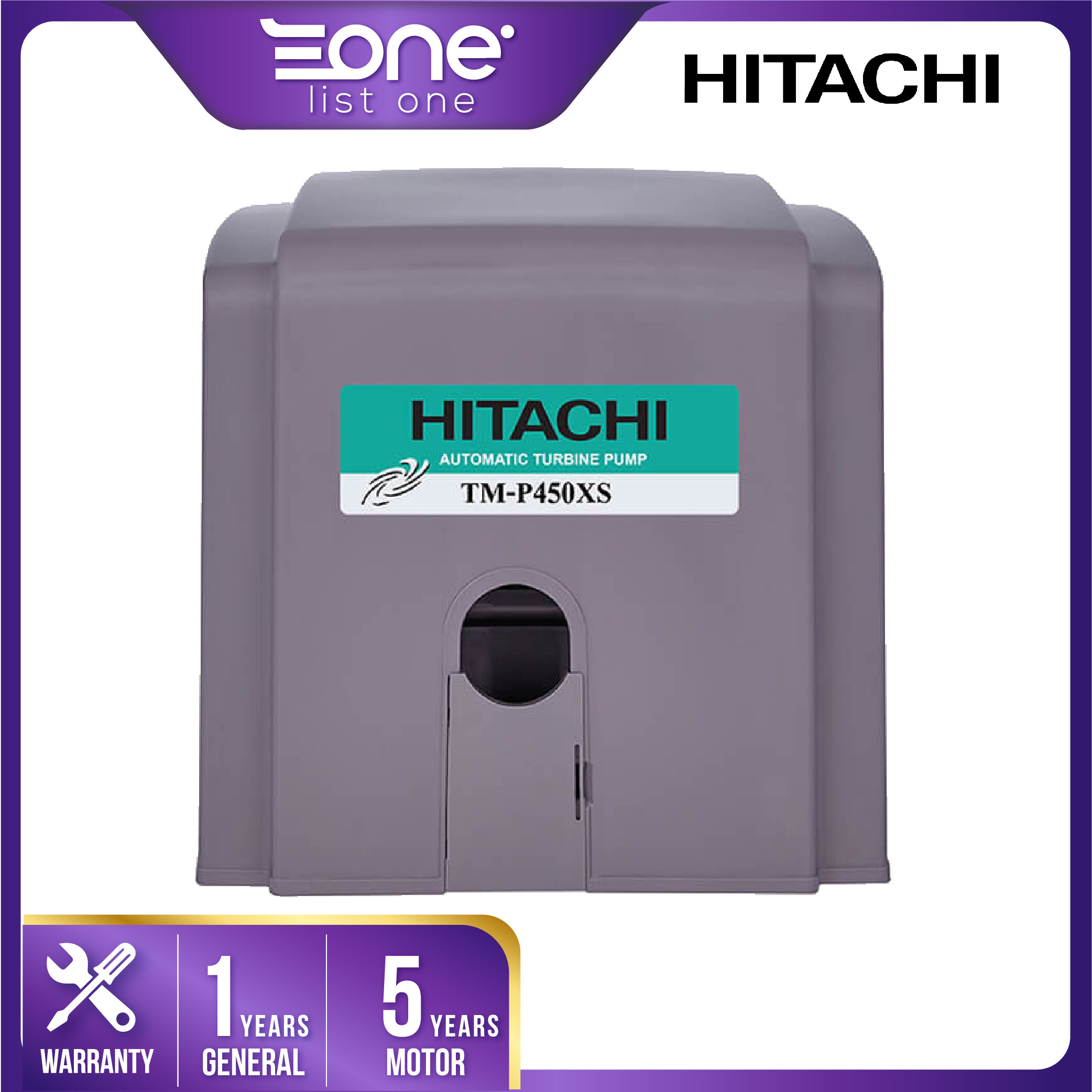 Hitachi Japan (450W) Turbine Type Water Pump TM-P450XS | Lazada