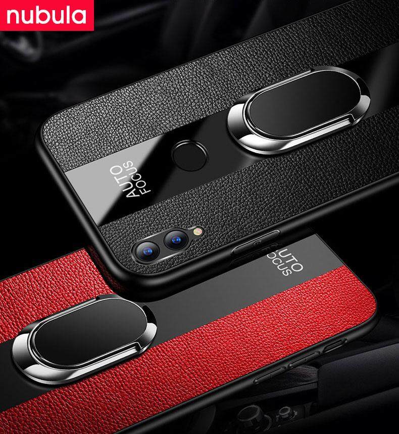 NUBULA untuk Huawei Y Max Casing PU Leather Protective Case Soft Edge ...