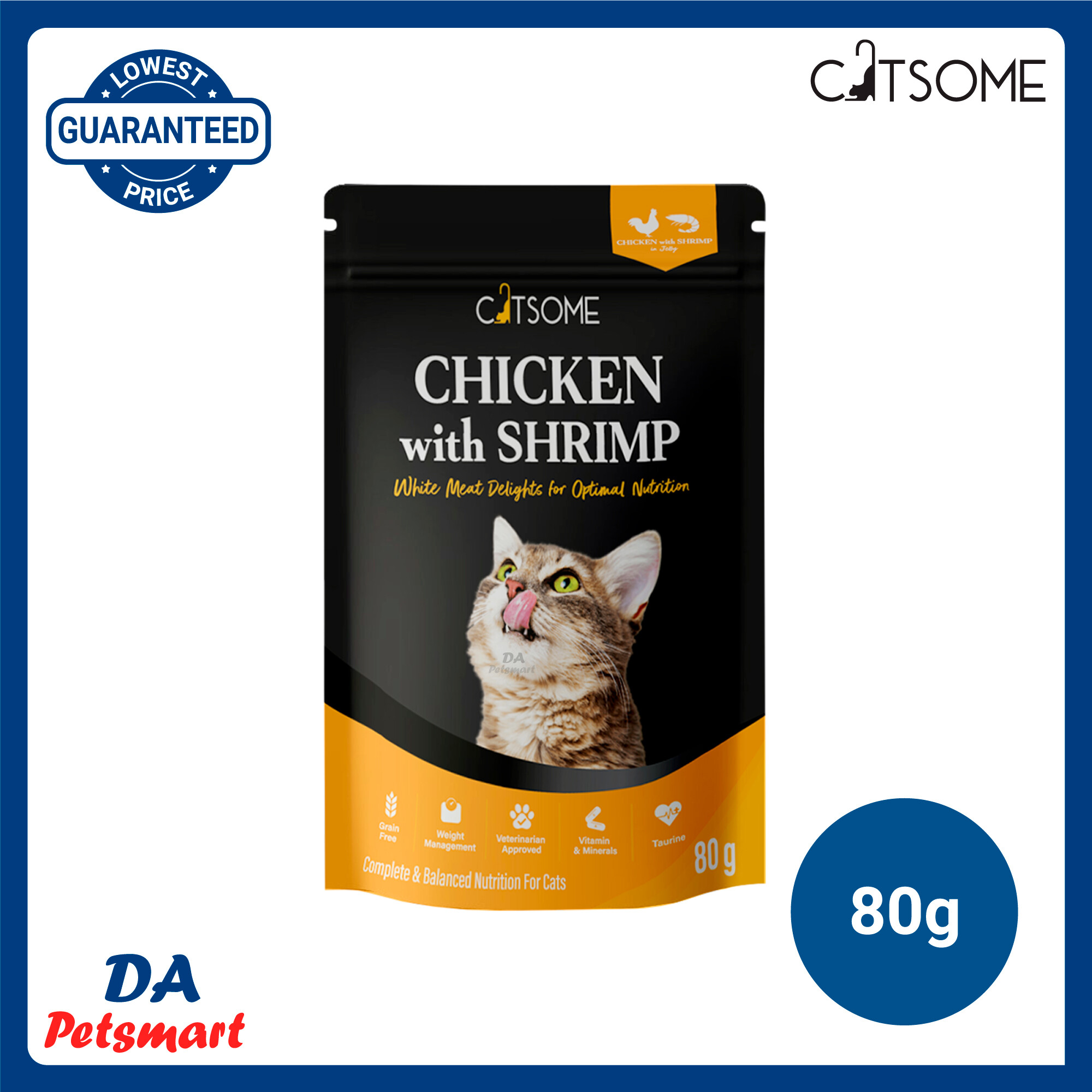 Catsome Cat Wet Food / Pouch 80g_Chicken/Tuna | Lazada
