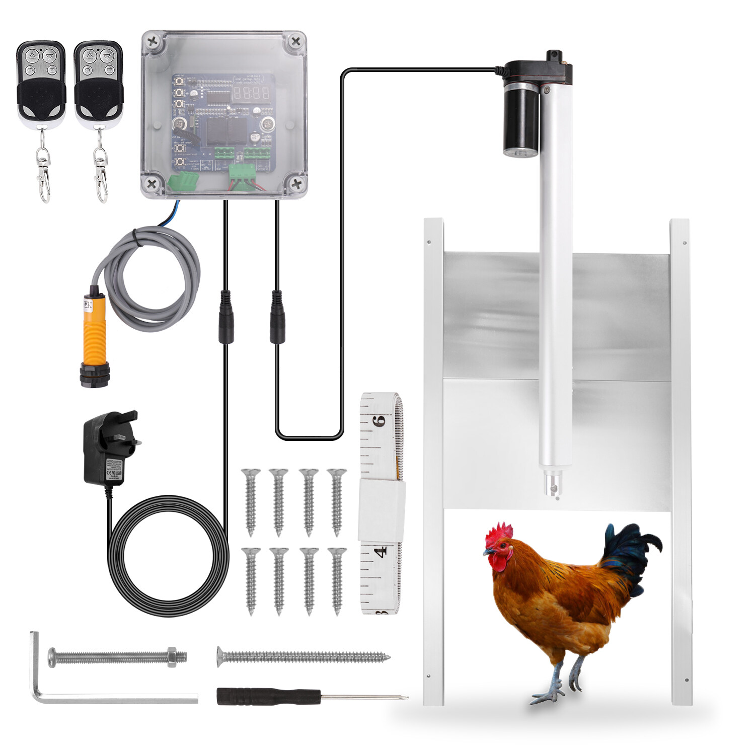100% Authentic Infrared Chicken Cage Door Opener Controller Actuator ...
