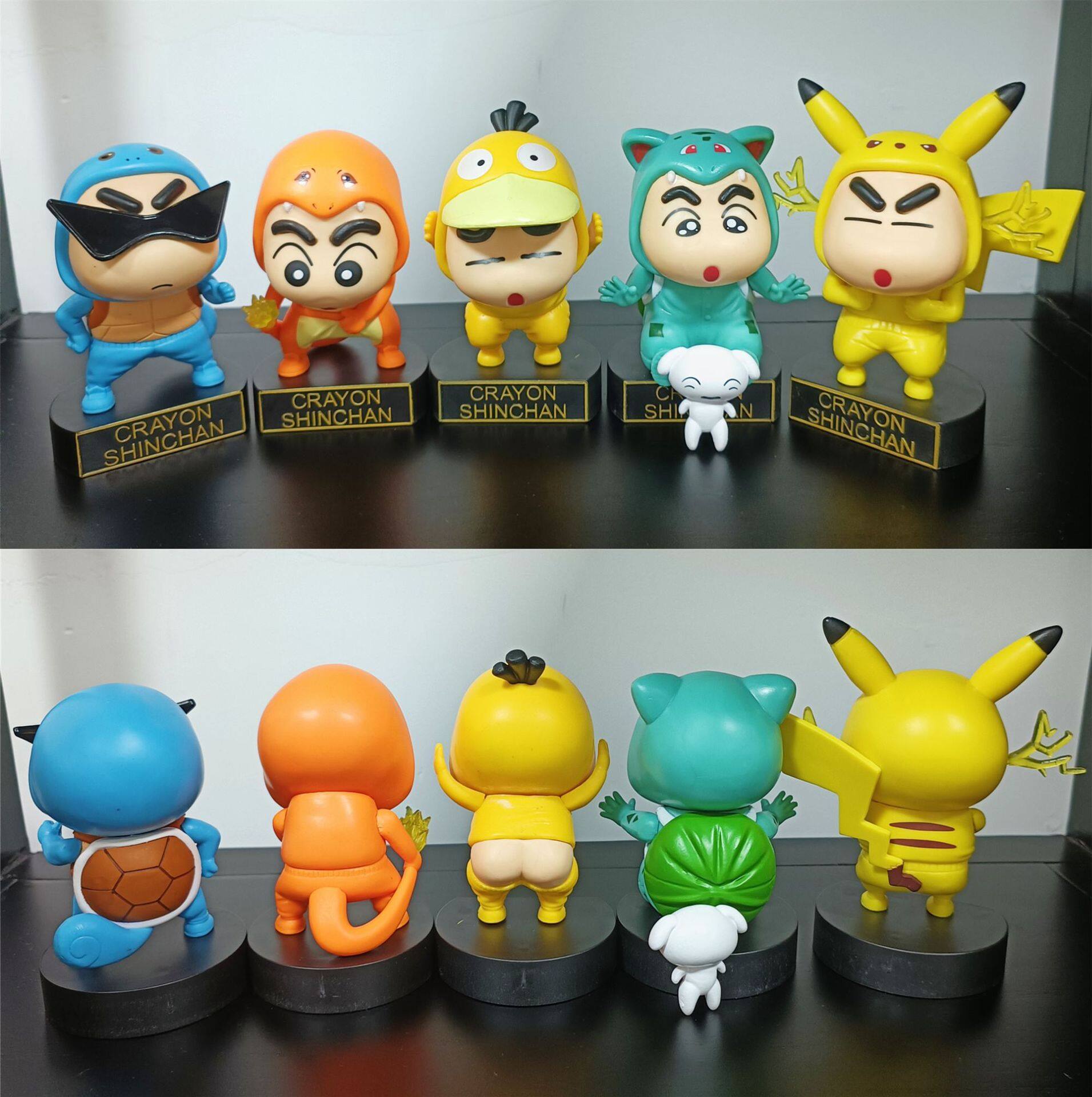 Fastshipment 5Pcs Dressing Crayon Shin-Chan คอสเพลย์ Kawaii Pikachu ...