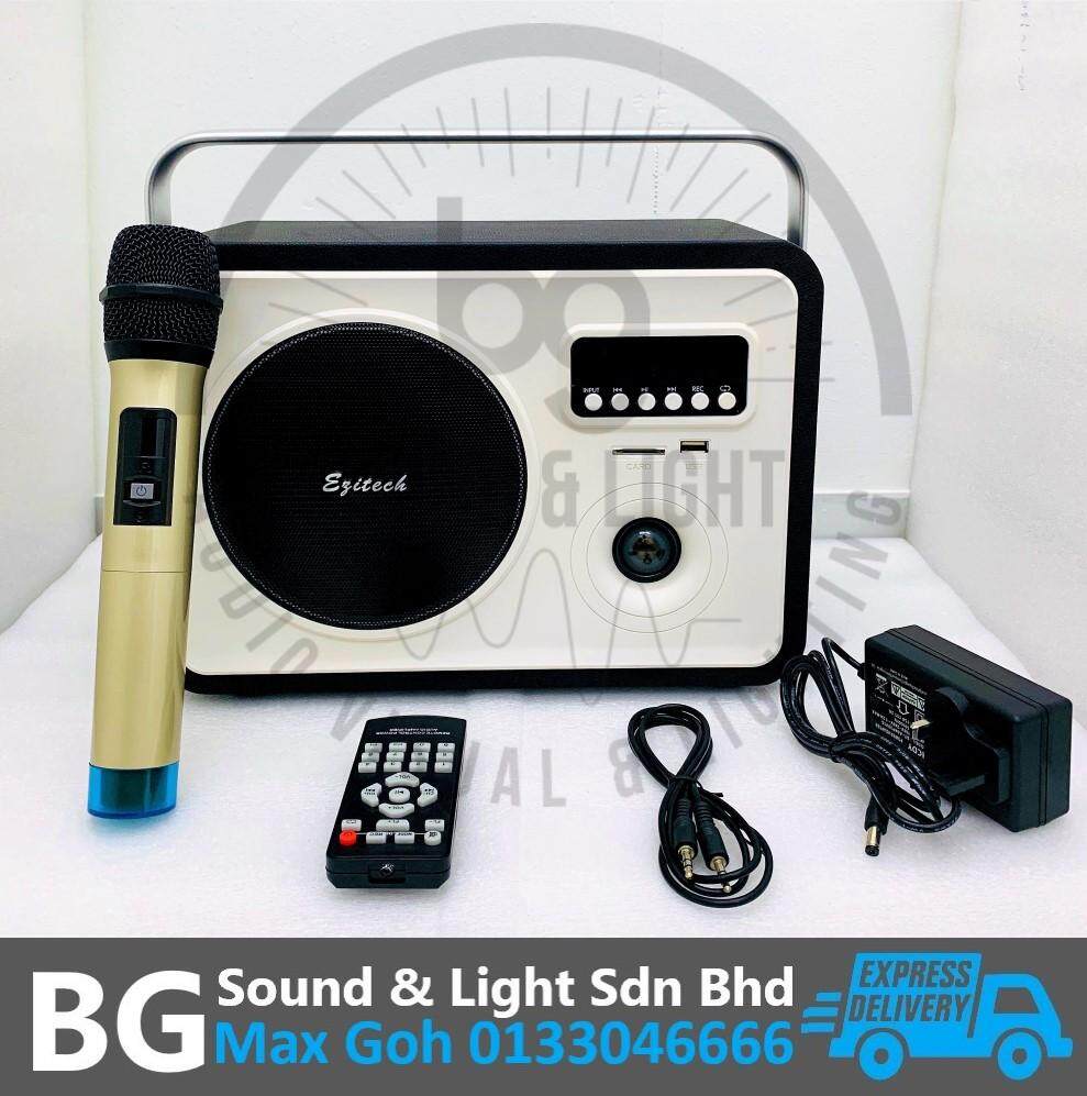 Ezitech PA238 6.5 Inch Portable Speaker With 1 Unit UHF Wireless ...