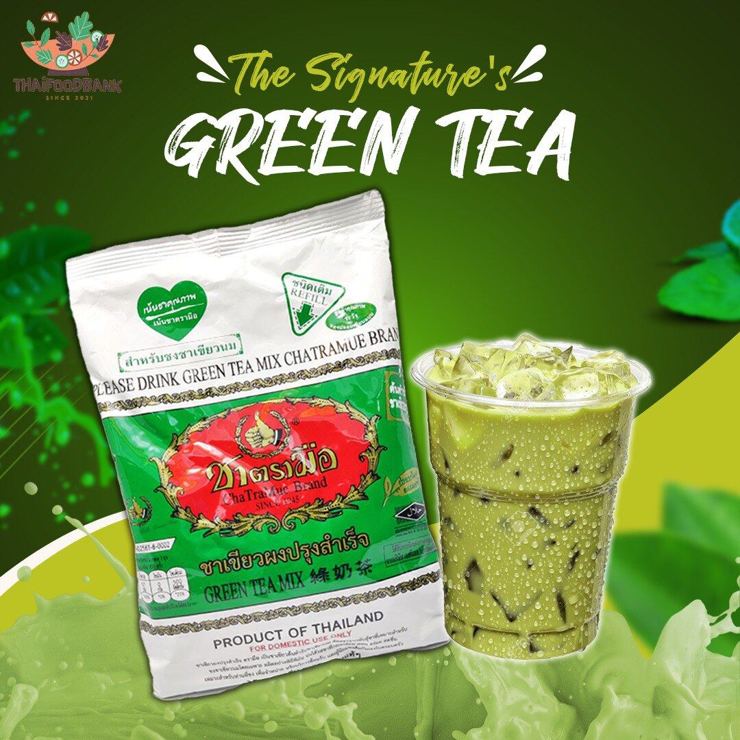 Green Tea Powder Teh Hijau Serbuk Daun Original Thai ChaTraMue 200 gram ...