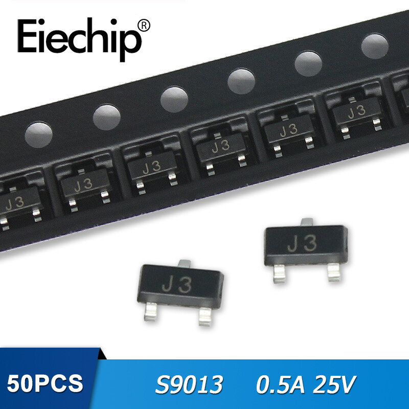 ทรานซิสเตอร์50ชิ้น/ล็อต S9013 SOT-23 J3 SOT23 0.5A 25V SMD - Goldeleway ...