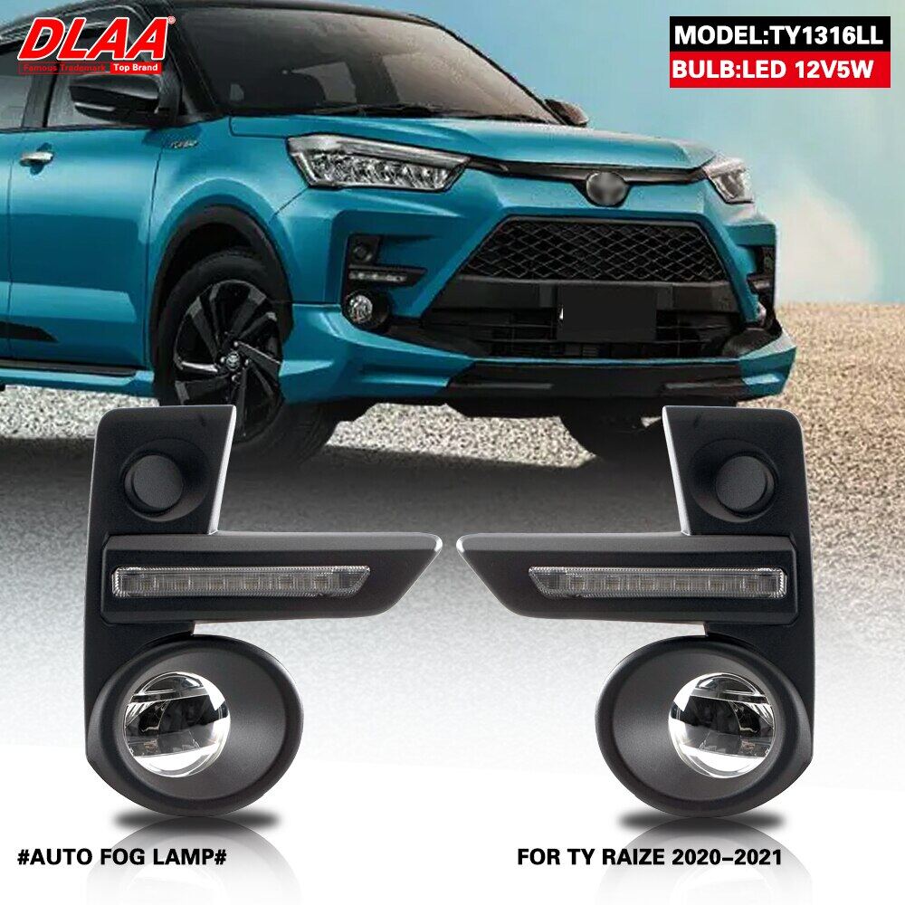DLAA For Toyota RAIZE 2020-2021 Front Fog Lights Car Styling Spot Light ...