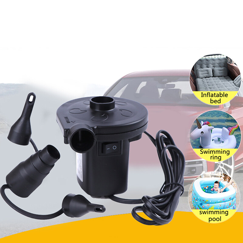 Jay Car Inflatable Air Pump AC 12V For Camping Air Bed Inflate Boat ...