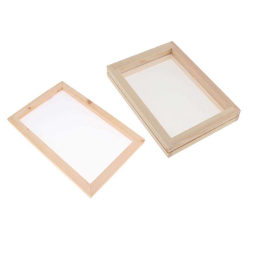 LazaraLives Paper Making Kit - 2 Sizes Papermaking Screen Frame and ...