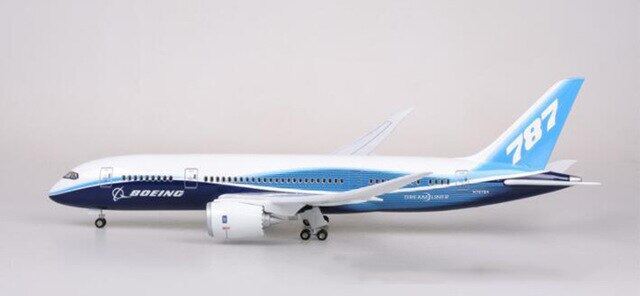 47CM Airplane Model Toys Boeing 787 B787 Dreamliner Airlines Model With ...
