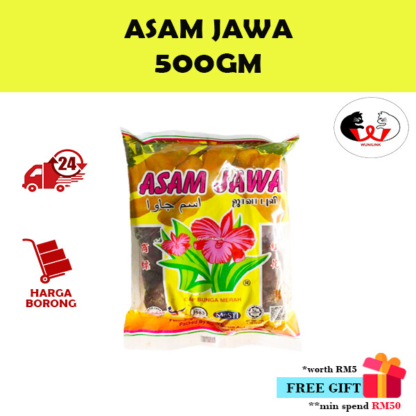 Asam Jawa (500GM)/Asam Jawa Cap Bunga Merah (500GM)/Asam Paste (500GM ...