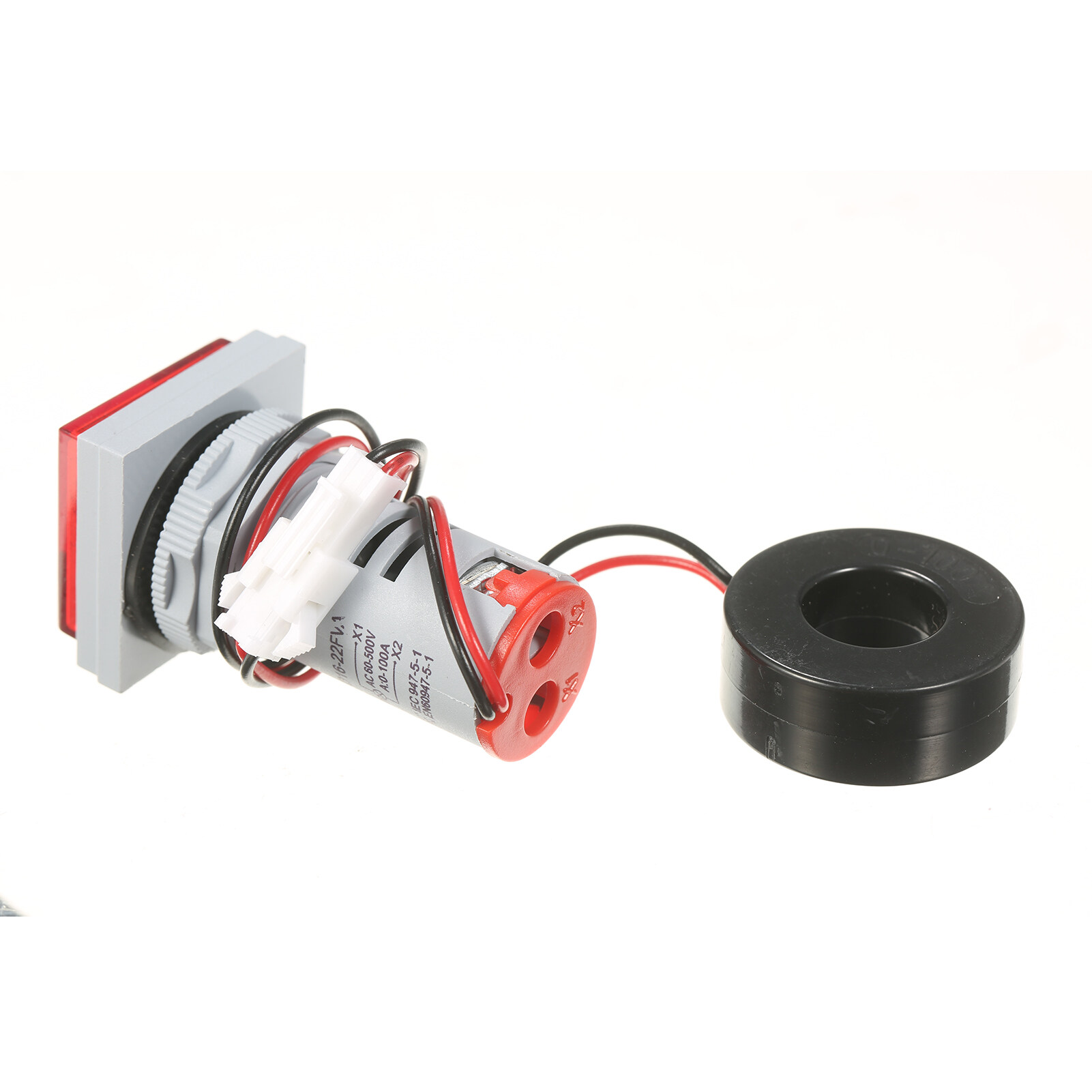 Smart Sensor Mini Square Digital Volt-ammeter Voltammeter Ammeter Voltmeter Double LED Display ...