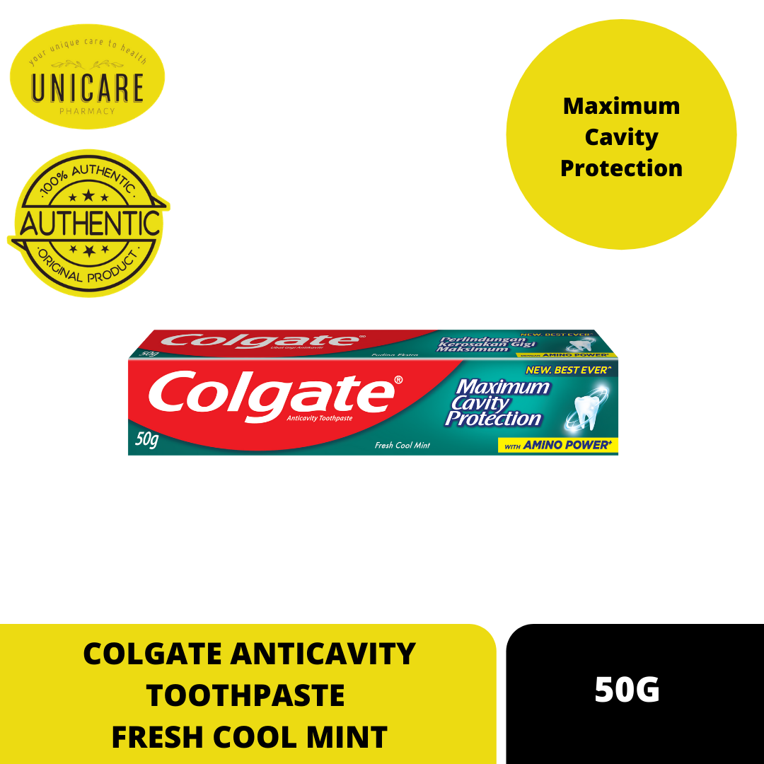 COLGATE ANTICAVITY TOOTHPASTE 50G FRESH COOL MINT | Lazada
