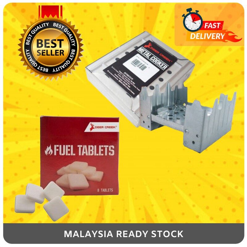 Hexamine Cooker Set (Stove+Solid Fuel) | Lazada