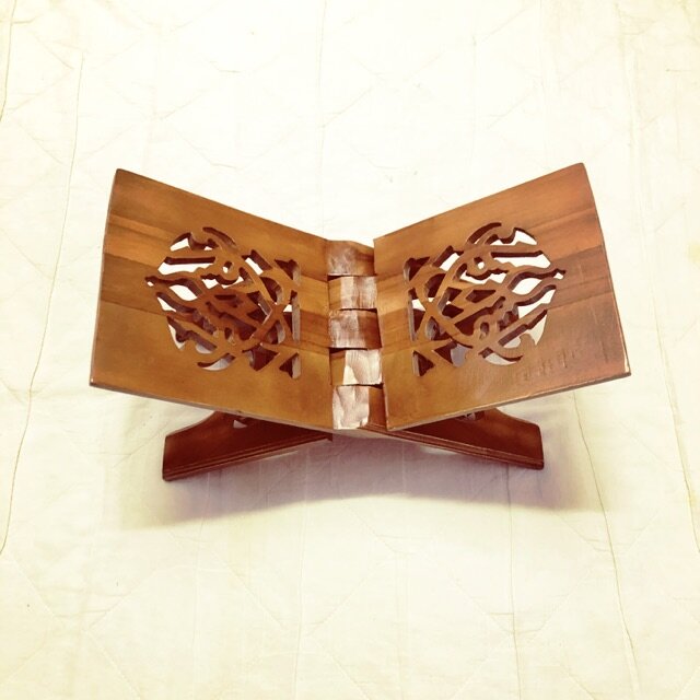 Rehal Kayu jati Cantik untuk Al Quran Saiz Besar L | Lazada