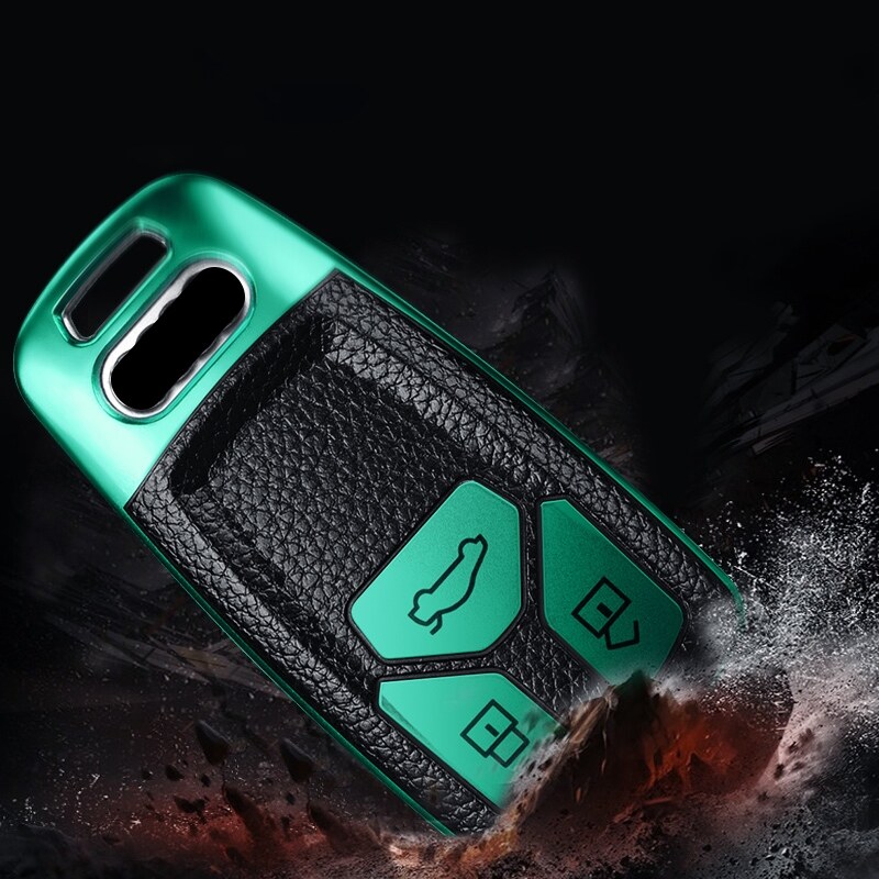 [ร้อน W] หนัง TPU รถ Remote Key Shell สำหรับ Audi A4 B9 A5 A6L A6 S4 S5 S7 8W Q7 4M Q5 TT TTS RS ...