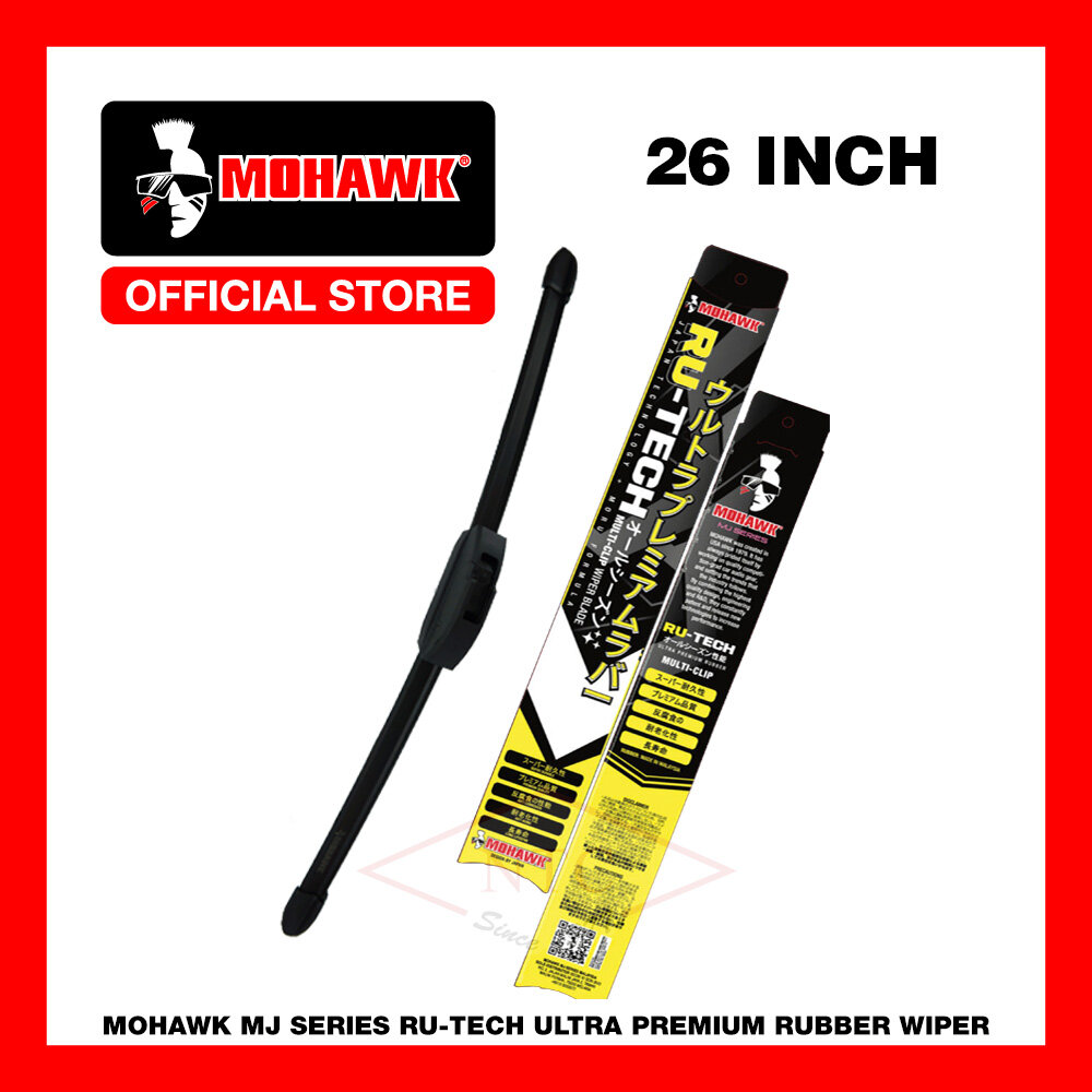 MOHAWK MJ Series RU-TECH Ultra Premium Rubber Wiper Blade | Lazada