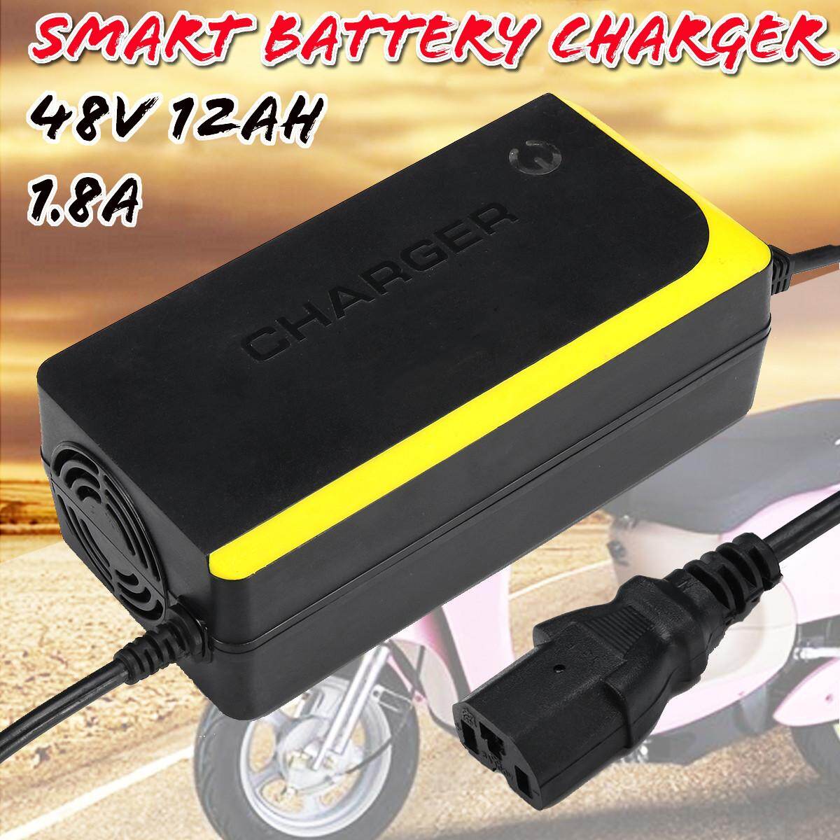 48V 12AH Lead Acid Battery Charger Adapter for Electric Bicycle Bike ...
