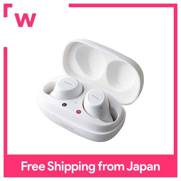 ELECOM wireless earphone Bluetooth connection true wireless FAST MUSIC TWS10 white LBT-TWS10WH ...