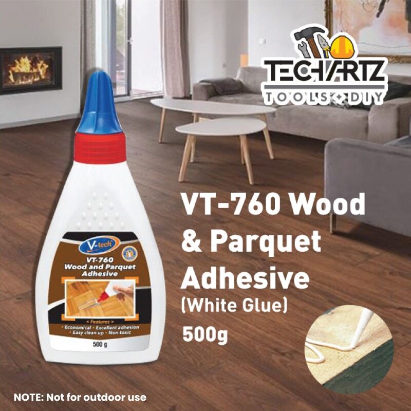V-TECH VT-760 Wood & Parquet Adhesive Glue / Wallpaper Glue / Carpenter ...