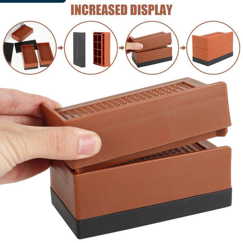 Stackable Leg Extenders Heavy Duty Bed Risers Bed Risers Heavy Duty ...