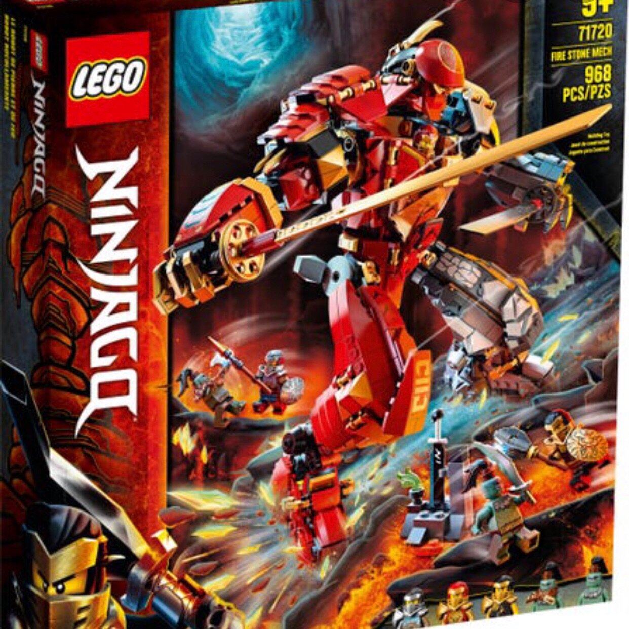 Lego ninjago fire stone mech 71720 | Lazada
