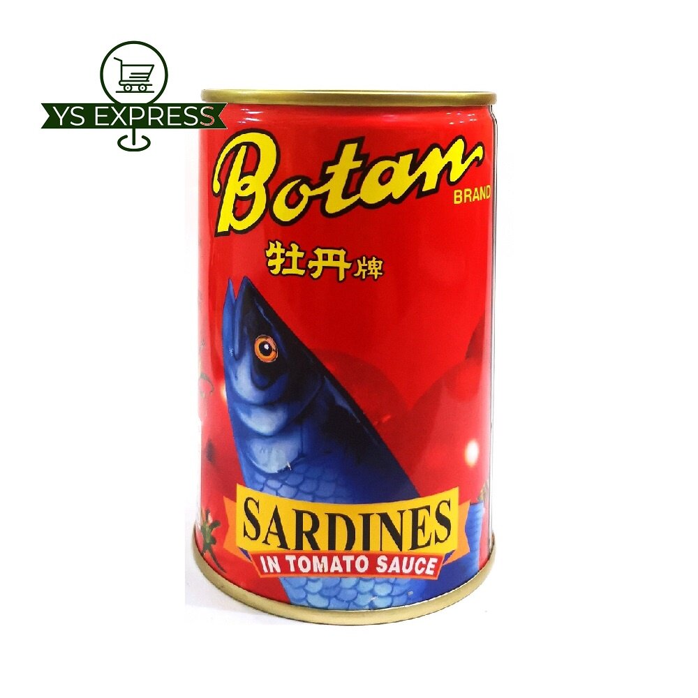 BOTAN Sardine in Tomato Sauce 425G - Ikan Sardin dalam Sos Tomato | Lazada