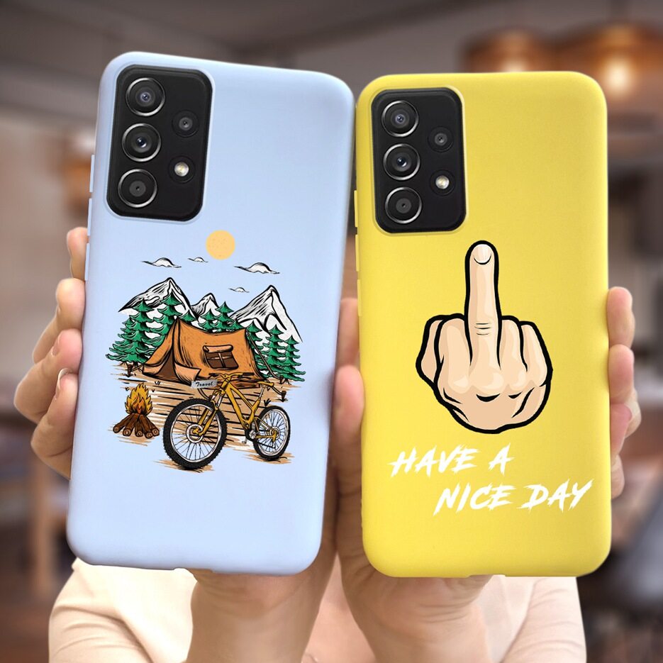 เคสสำหรับ Samsung Galaxy A52s 5G,เคสสีลูกกวาดแฟชั่นใหม่ปี2021สำหรับ ...