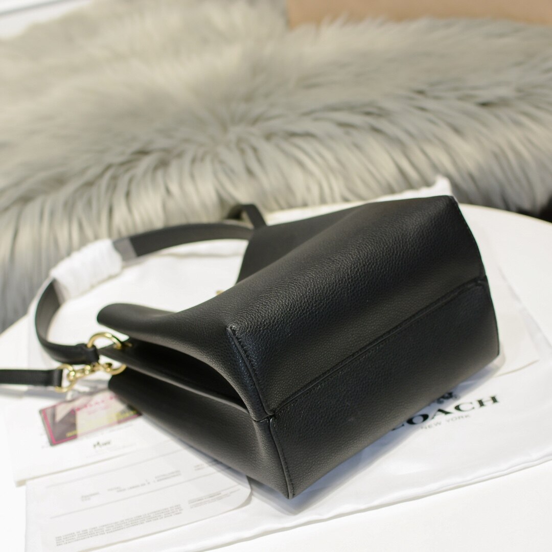 Coach กระเป๋าถือแฟชั่นสำหรับผู้หญิงขนาดเล็กหนึ่งไหล่กระเป๋าทรงเมสเซนเจ ...