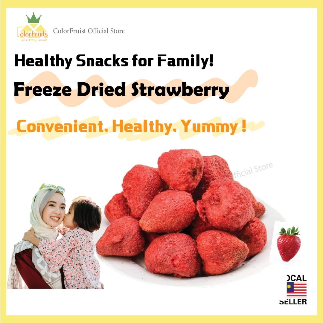 Healthy Snack| Freeze Dried Strawberry | Strawberi Beku Kering | 冻干草莓 ...