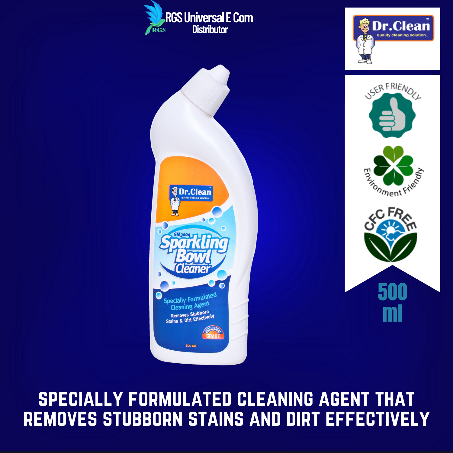 Toilet Cleaner,Toilet Cleaning, Pencuci Tandas.-Dr.Clean 500ml | Lazada