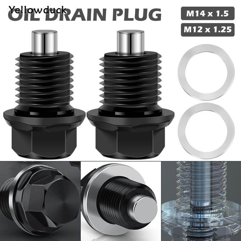 Magnetic Oil Drain Plugs M12 x 1.25/ M14 x 1.5 Aviation Aluminum ...