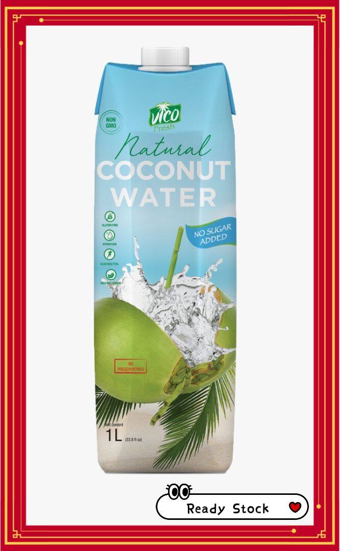 VICO Fresh Natural Coconut Water 1L | Lazada