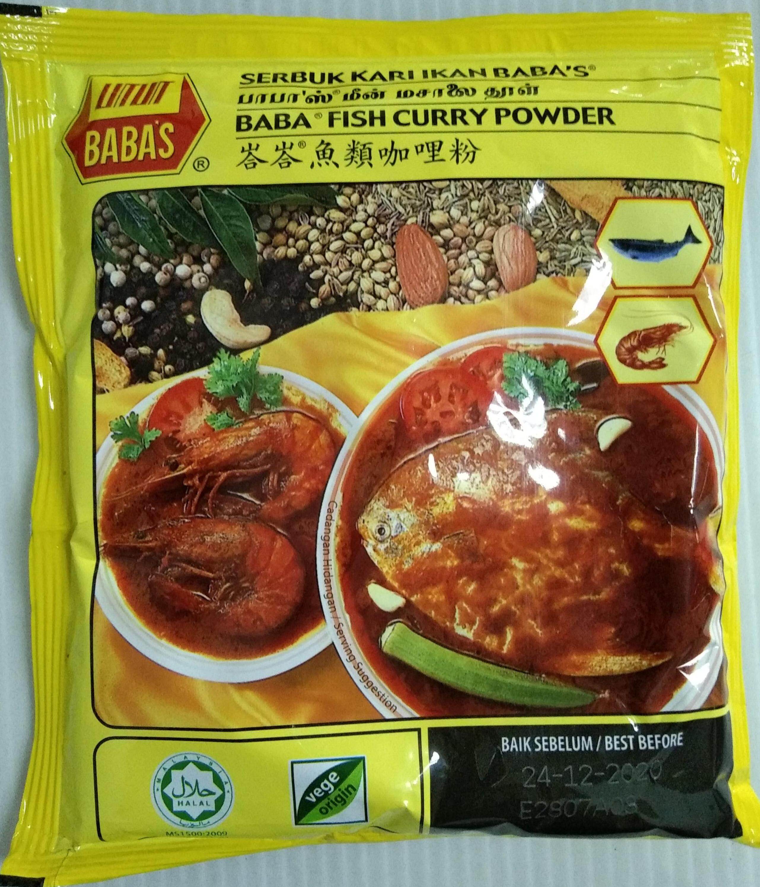 BABAS SERBUK KARI IKAN 250GM | Lazada