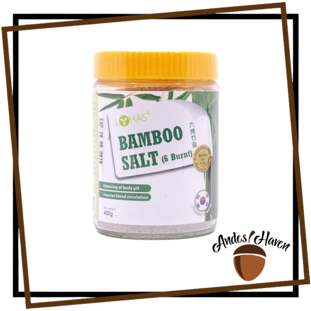 【Lohas】6 Roasted Bamboo Salt (6 Burnt) - 400g | Lazada