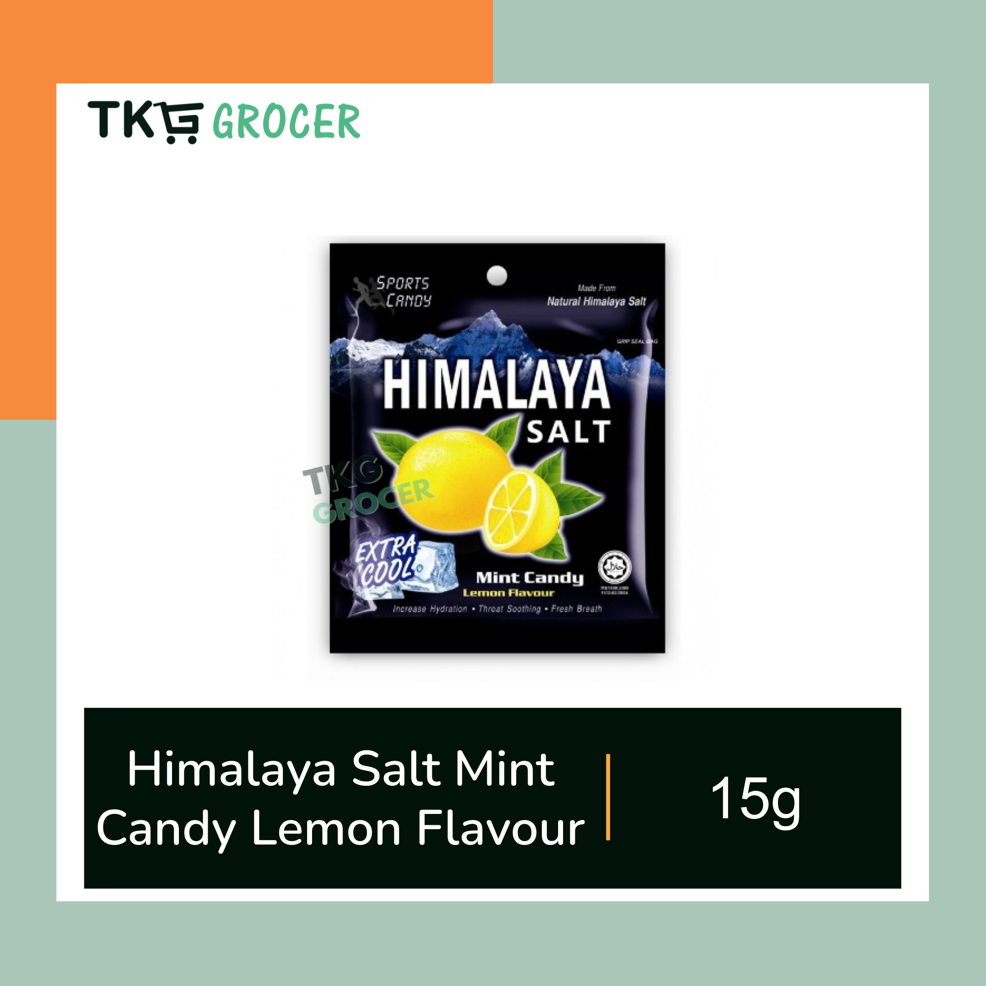 Himalaya Salt Mint Candy Lemon Flavour 15g | Lazada