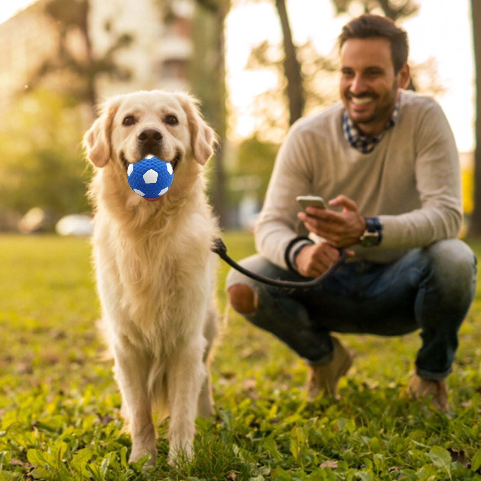 Squeaky Dog Toys Soft Latex Rubber Squeaky Dog Ball For Small Puppies ...