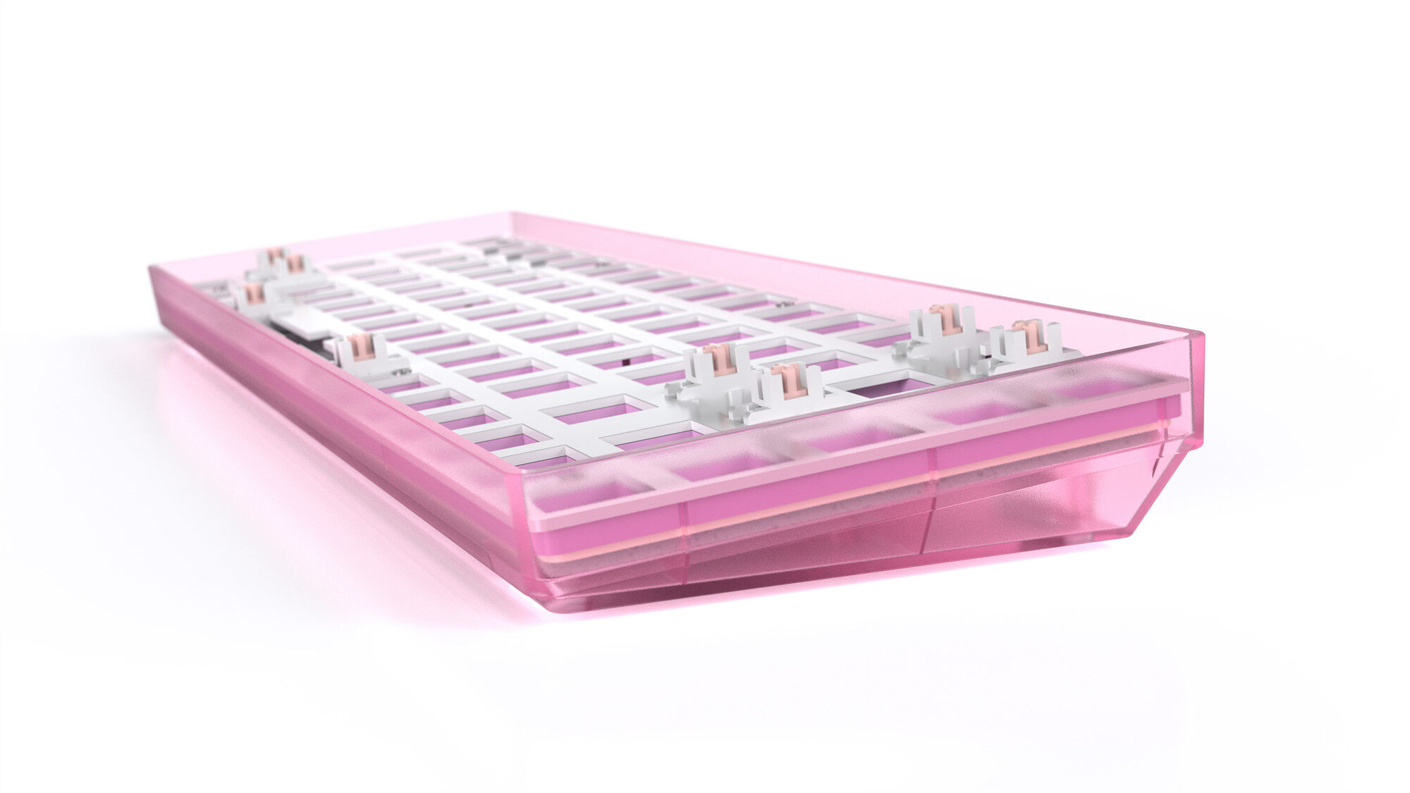 Teamwolf CIY Tester 68 Keyboard Kit GK68 65% Layout 2.4G/Bluetooth ...