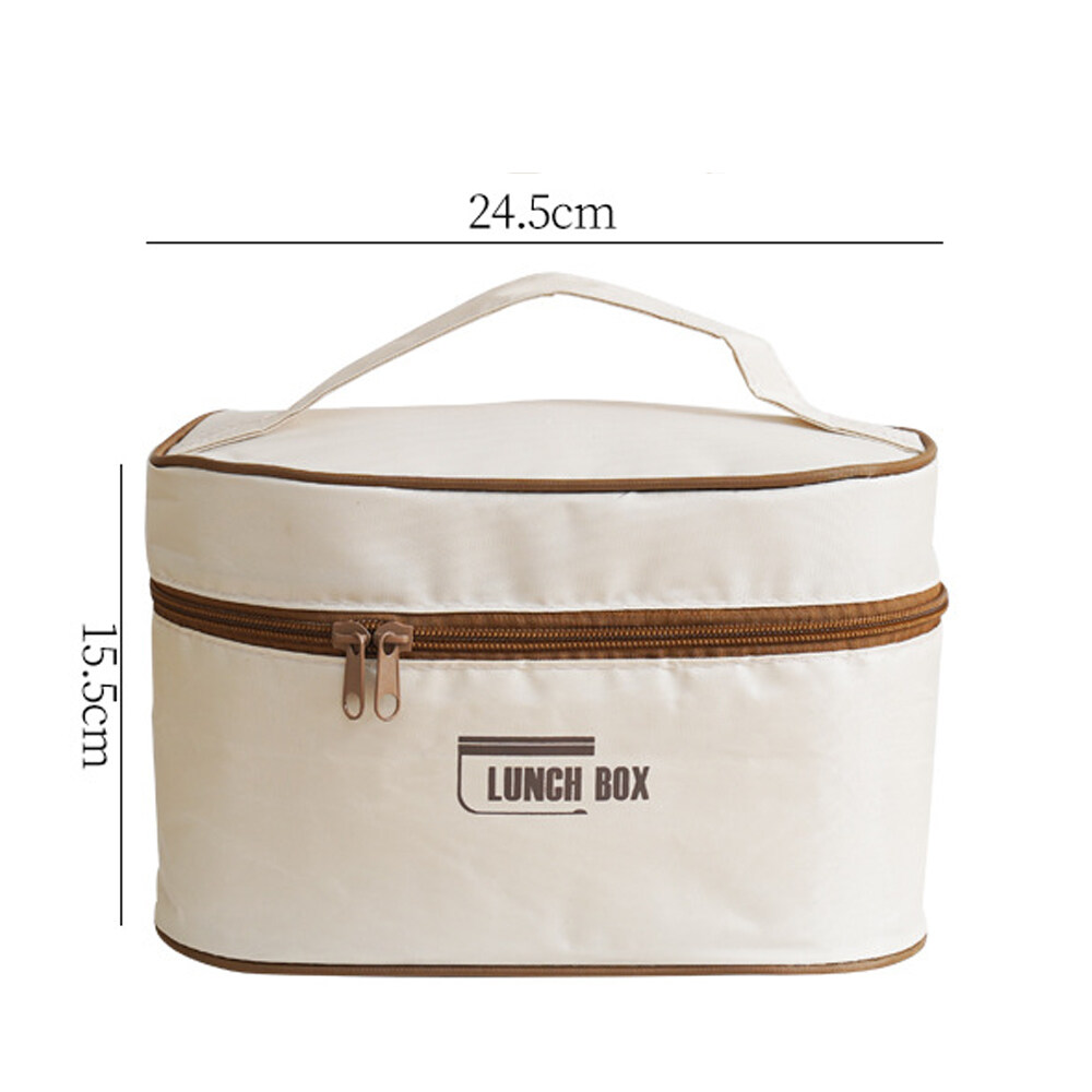 Insulated Lunch Box 304 Stainless Steel Combinable Round Sealed Thermos ...