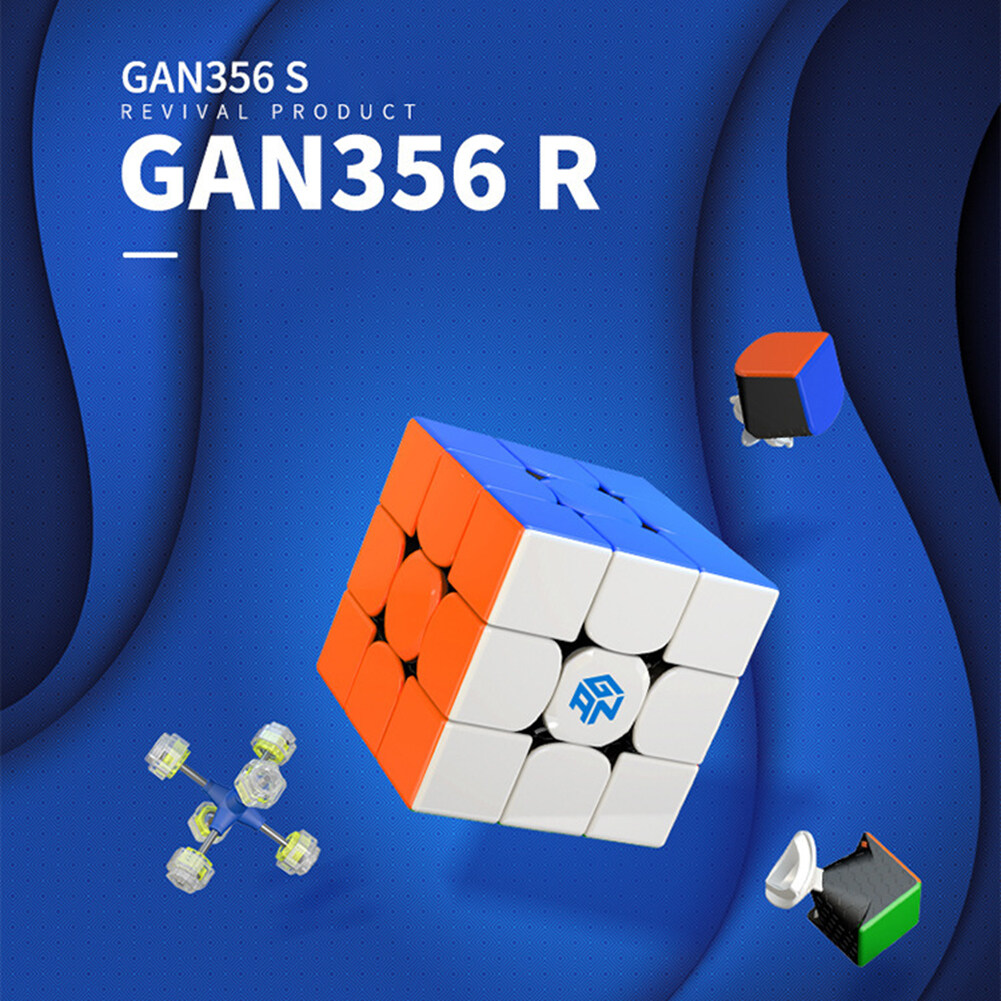 จัดส่งฟรี GAN 356 R, 3X3 Speed Cube Gans 356R Magic Cube (ไม่มีสติกเกอร ...